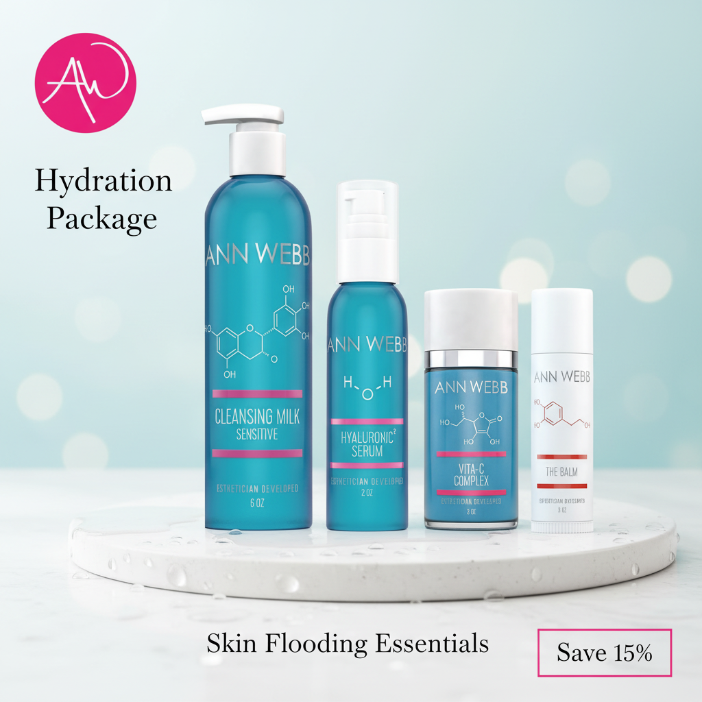 ANN WEBB Hydration Kit - 4-Piece Moisturizing Skincare Set – Ann Webb ...